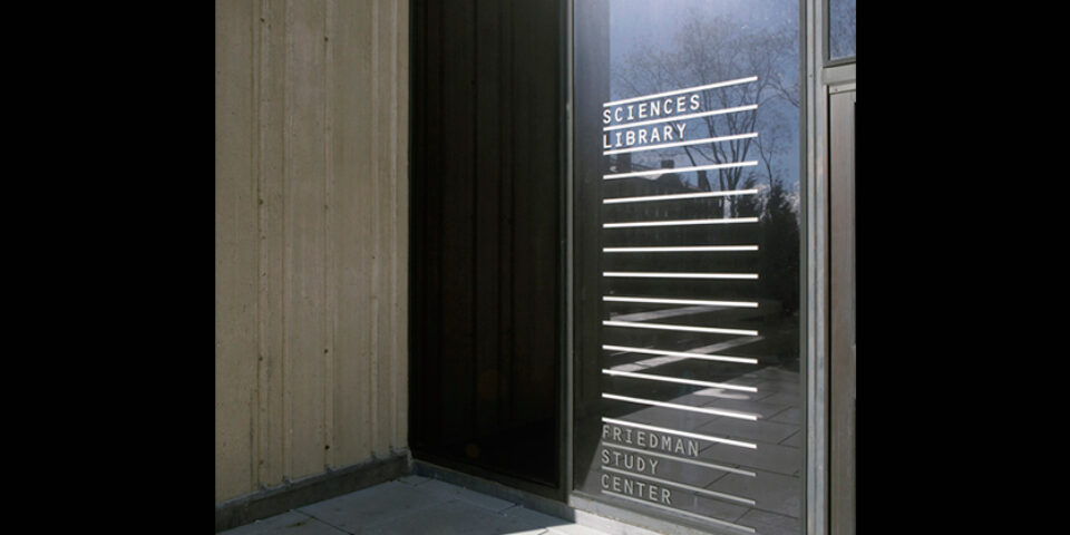 Brown University Friedman Study Center Signage - SEGD - Designers of ...