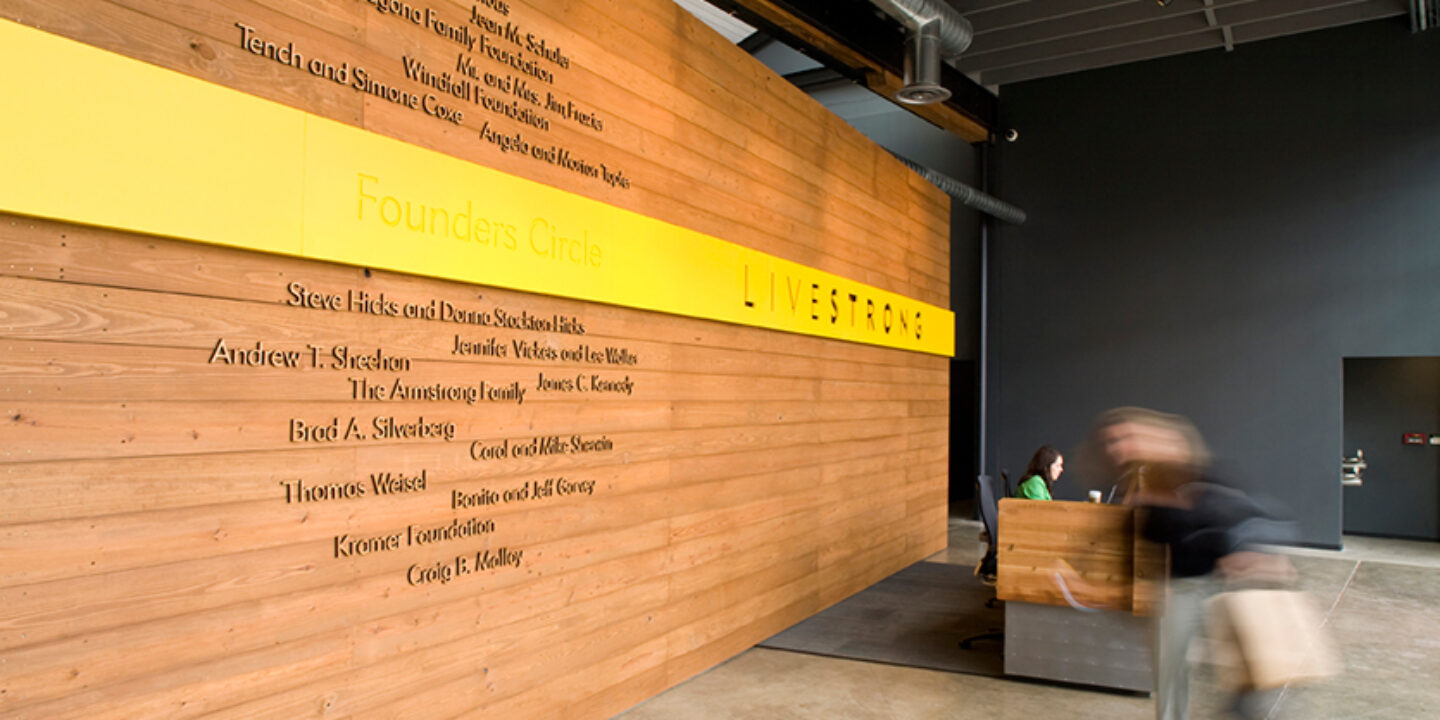 Lance Armstrong Foundation Headquarters - SEGD - Designers of Experiences