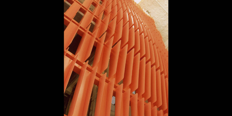 Wattis Institute Entry Facade - SEGD - Designers of Experiences