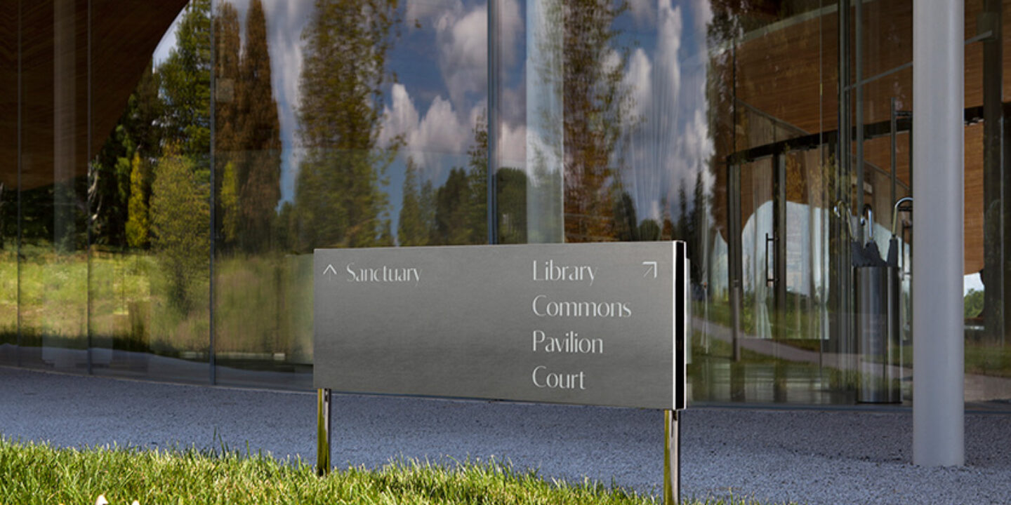 Grace Farms Signage and Wayfinding - SEGD - Designers of Experiences