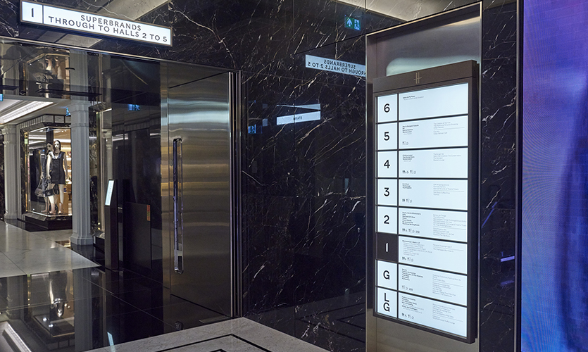 Harrods Store Navigation - SEGD - Designers of Experiences