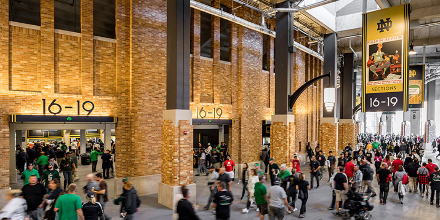 Notre Dame Stadium Enhancement - SEGD - Designers of Experiences