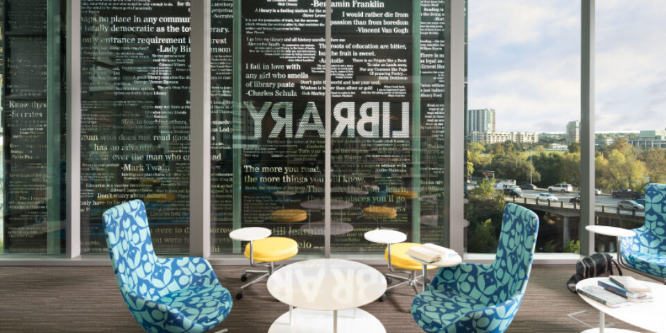 Stacks and Bike Racks—Austin Central Library Wayfinding - SEGD ...