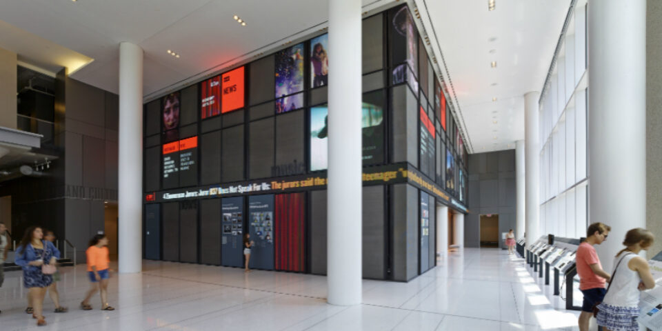 This is NPR Lobby Exhibition - SEGD - Designers of Experiences