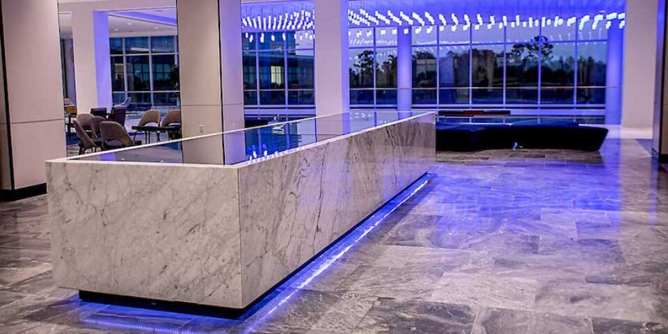 Fabrication Story: Massive Marble Touch Table - SEGD - Designers of ...