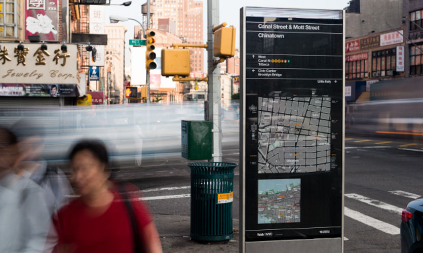 WalkNYC Pedestrian Wayfinding - SEGD - Designers of Experiences