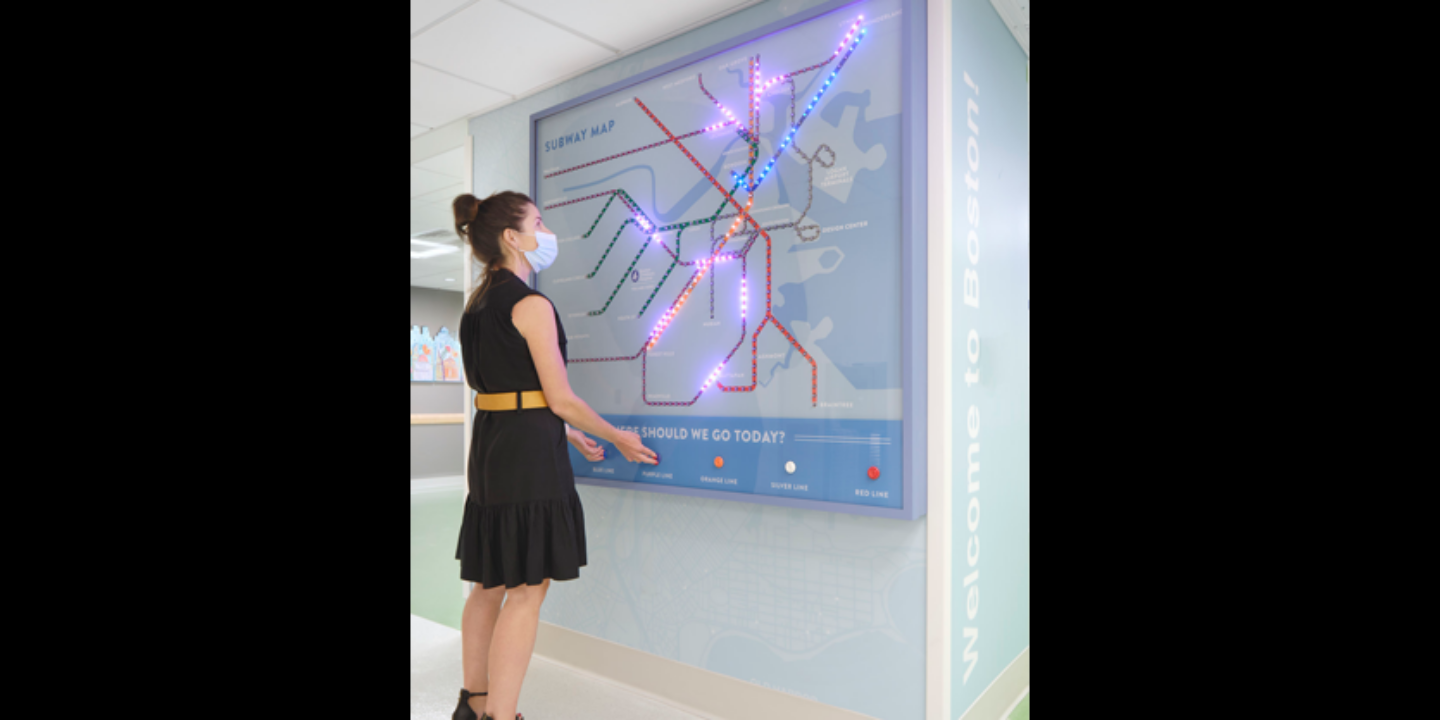 Pop-up book theme blends whimsical art, subtle wayfinding and ...