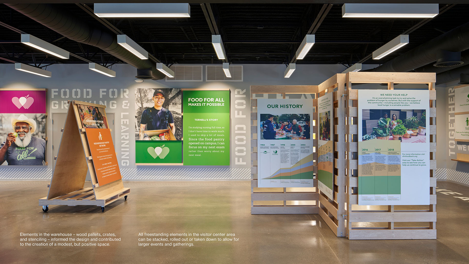 SF-Marin Food Bank, Marin Welcome Center - SEGD - Designers of Experiences