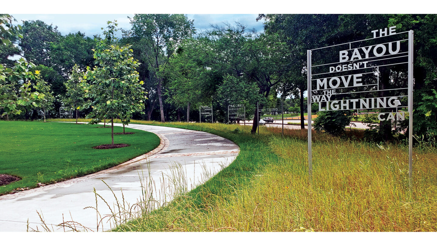 Bayou Greenways Park - SEGD - Designers of Experiences