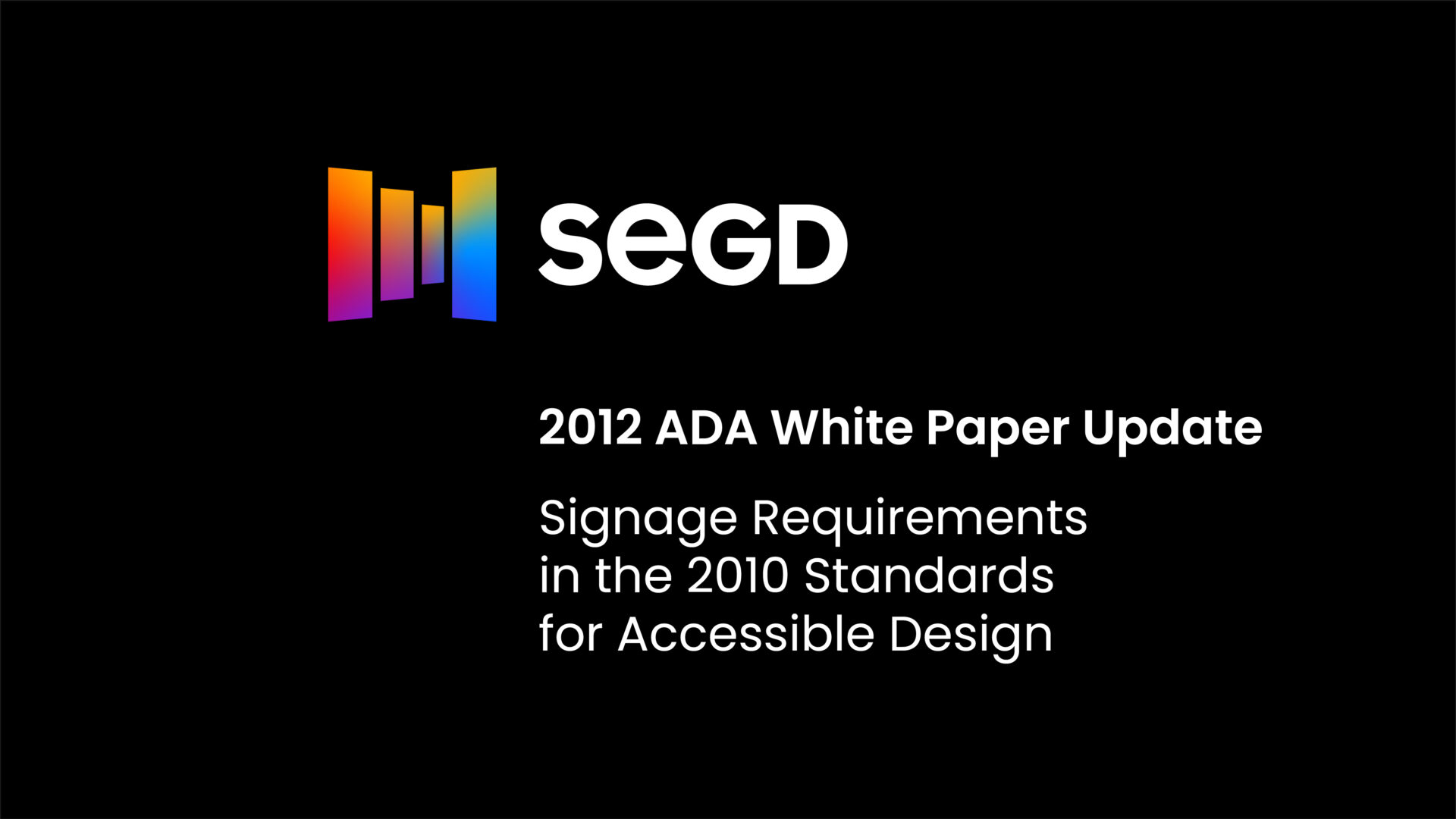 Universal Symbols for Healthcare - SEGD - Designers of Experiences